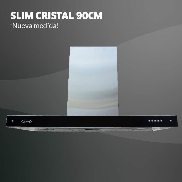 Maraldi Slim Cristal 90cm 3 Velocidades :: AD Campanas y Cocinas
